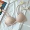 Girl Underwear Simple And Seamless Smooth Pure Color Big Breasts Show Small Chest Gathered Thin Ladies Bra